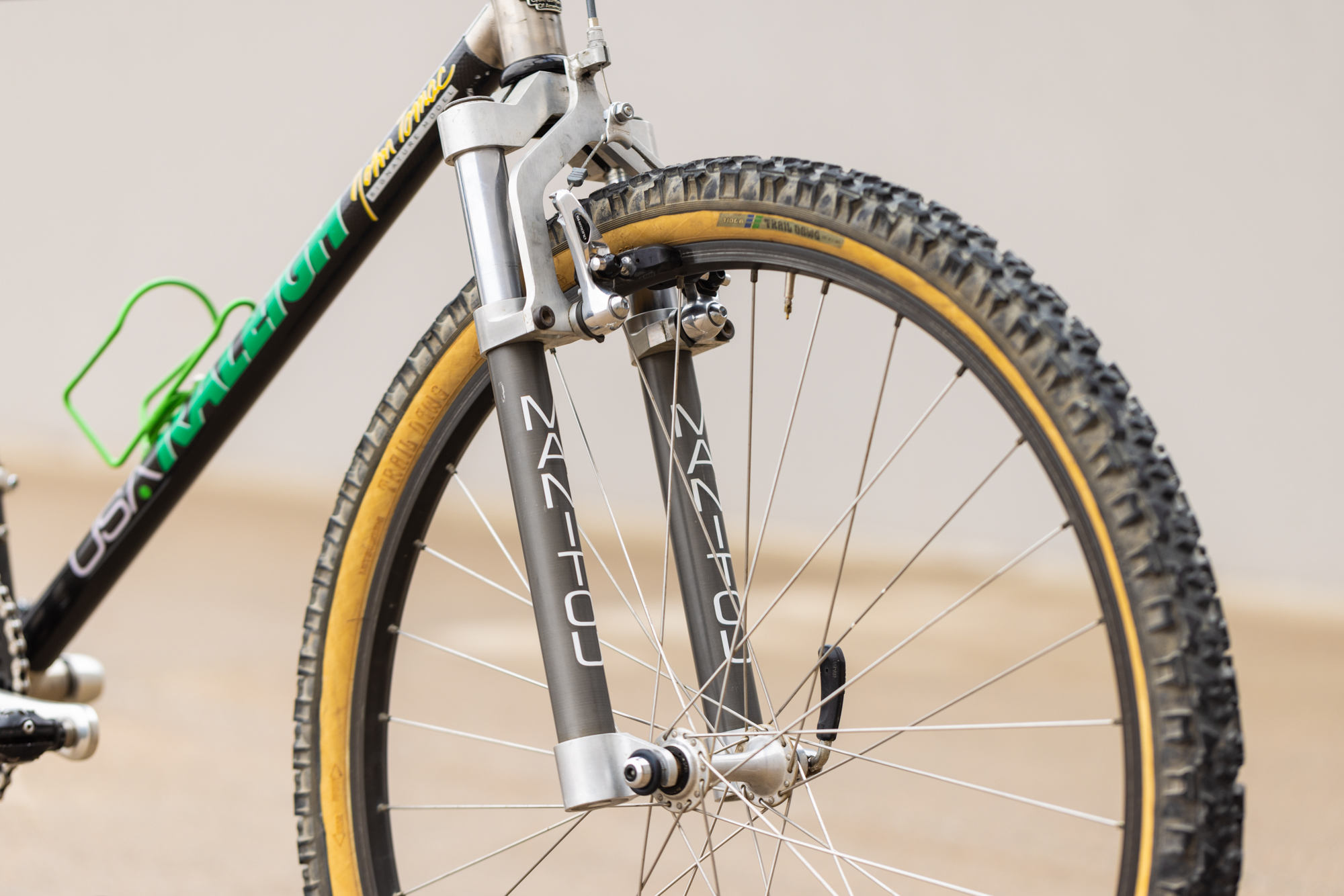 Vintage Bicycles: A Merlin Made Ti/Carbon 1991 Raleigh John Tomac ...