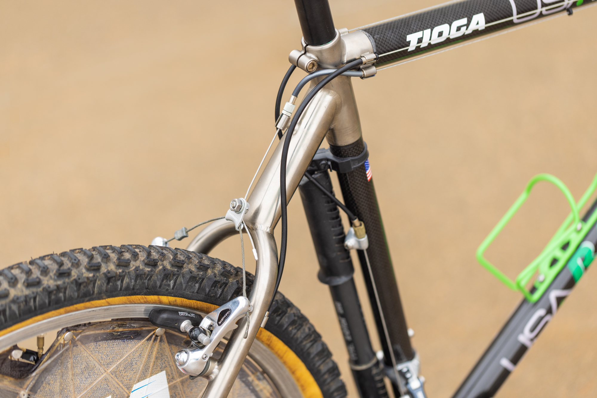 Vintage Bicycles: A Merlin Made Ti/Carbon 1991 Raleigh John Tomac ...