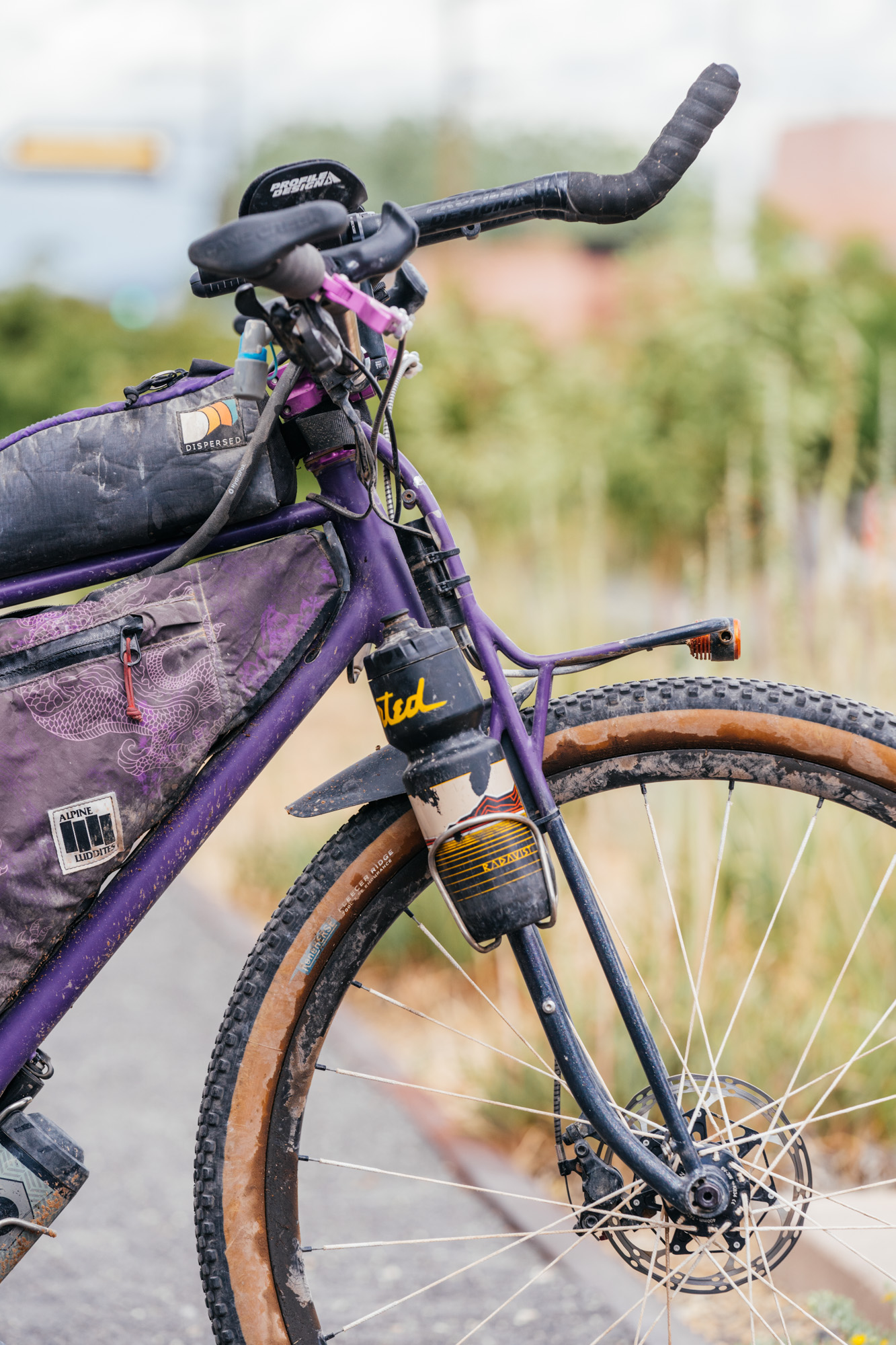 The Tour Divide on Fabric Spokes: Brian and His Rare Earth Cycle Craft ...